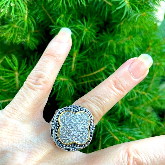 Jewelry | Clover Dsmk Ring Sparkling Cz | Poshmark